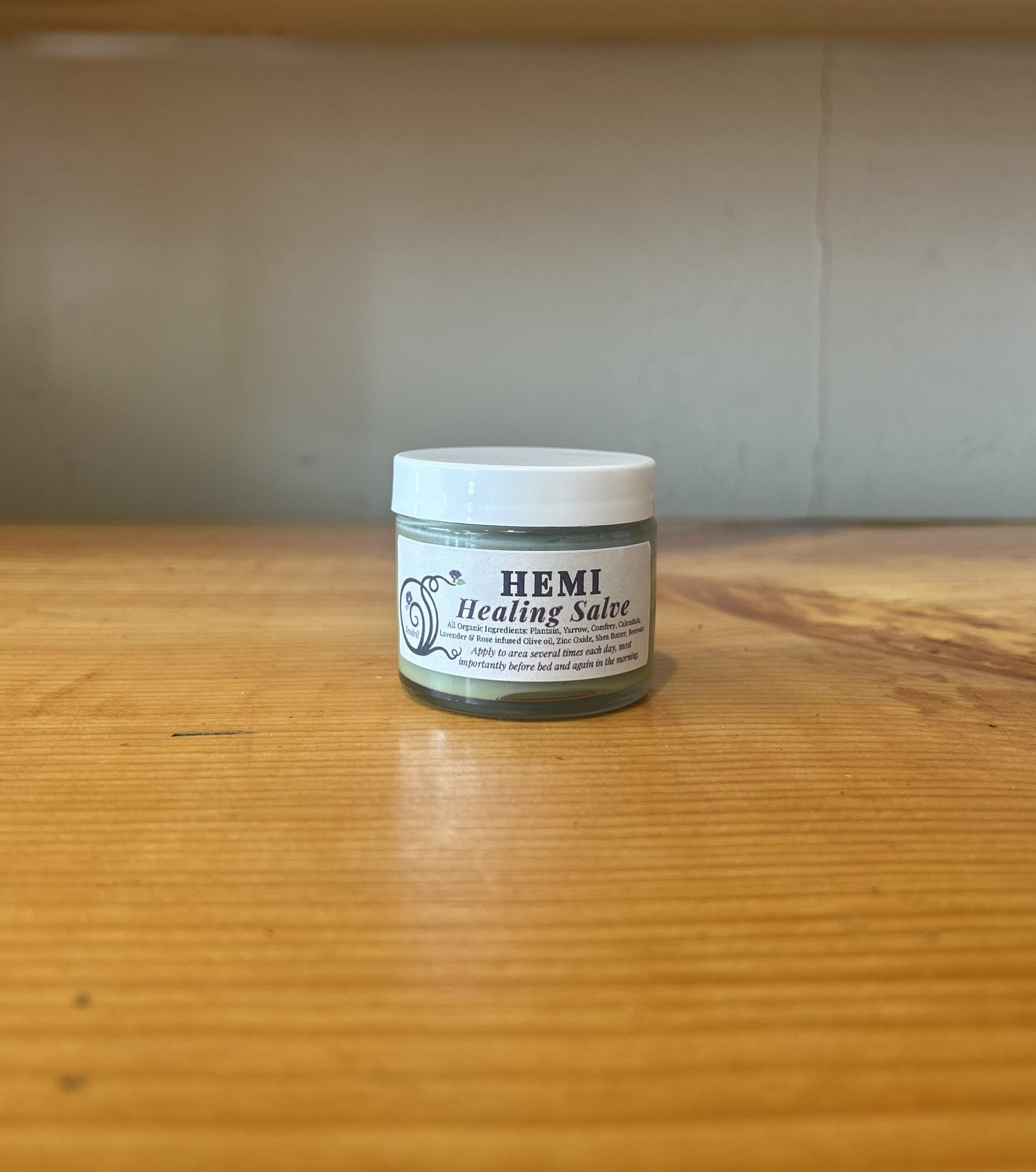 Hemi Healing Salve – 2oz – Tendril Apothecary and Healing Center